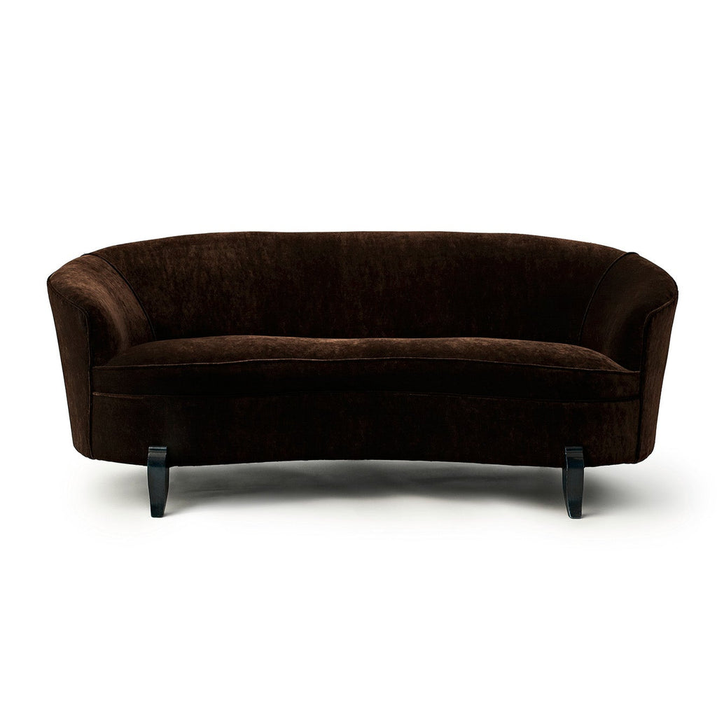Audrey Sofa in Gabrielle Velvet Midnight | Nina Campbell