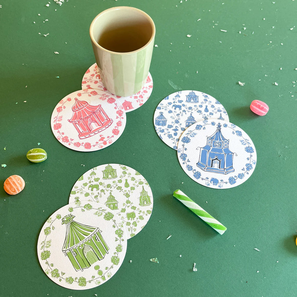 Coasters Folly Pink – Nina Campbell