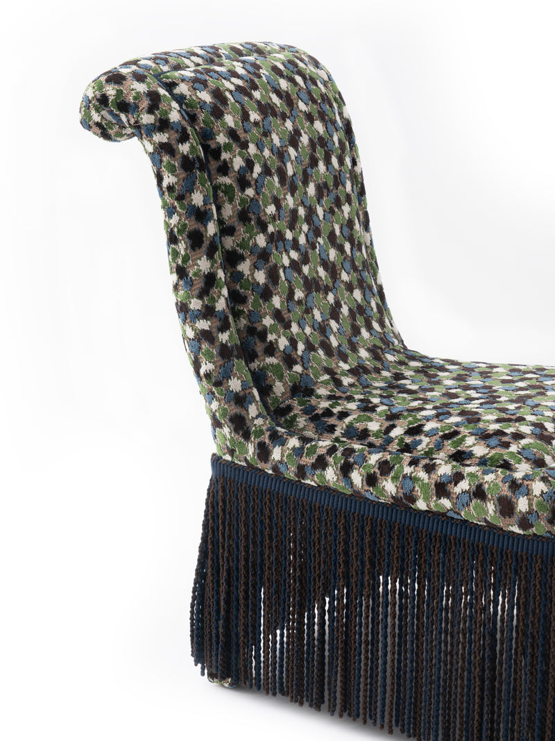 Isabella Chair with Custom Bullion Fringe | Nina Campbell