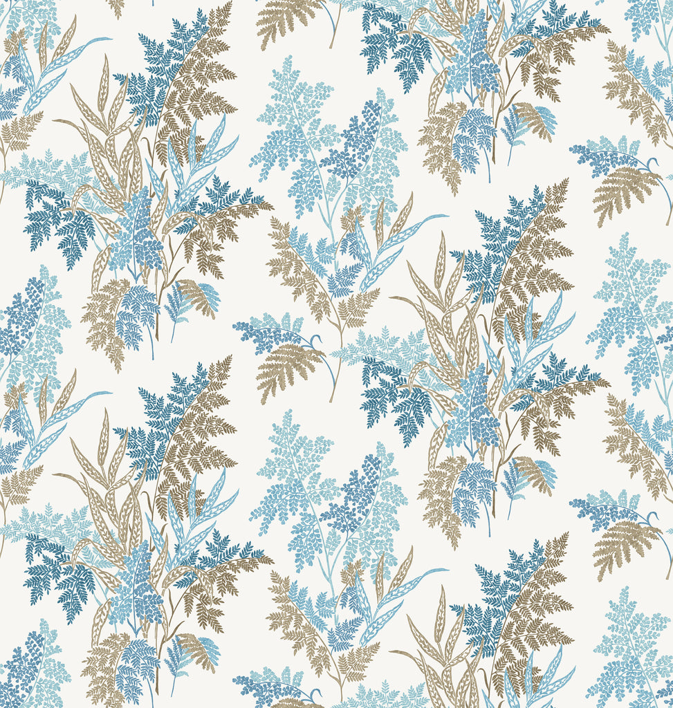 Dallimore Fern Craze Indigo/Blue/Chocolate NCF4533-02 – Nina Campbell
