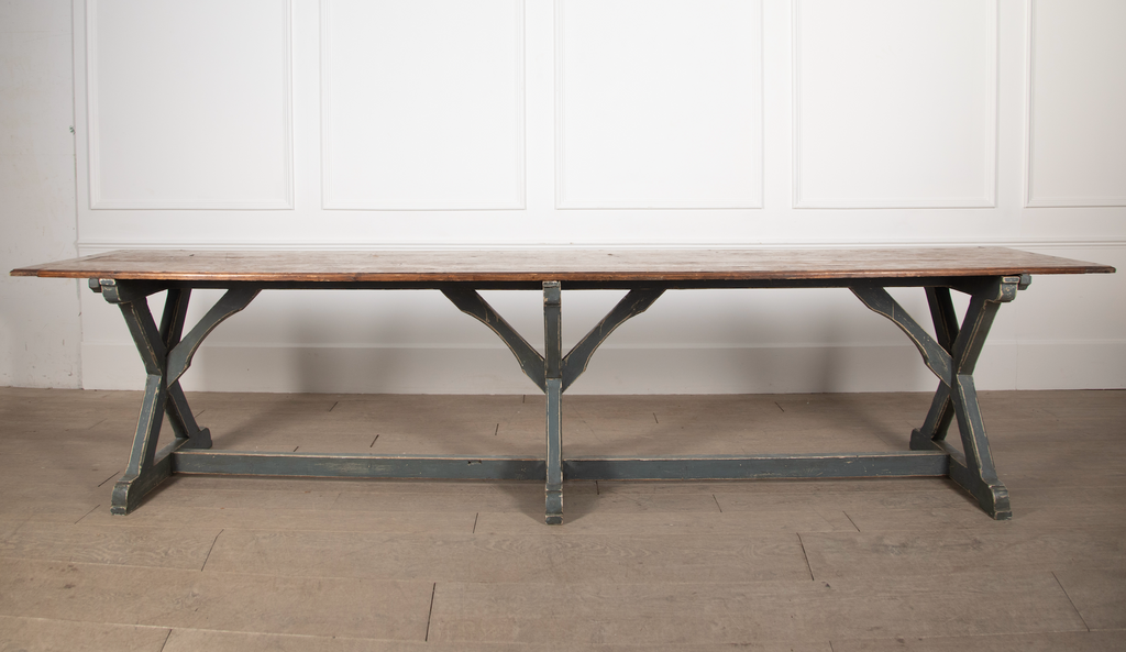 Antique Large X-Frame Table 20th Century | Nina Campbell