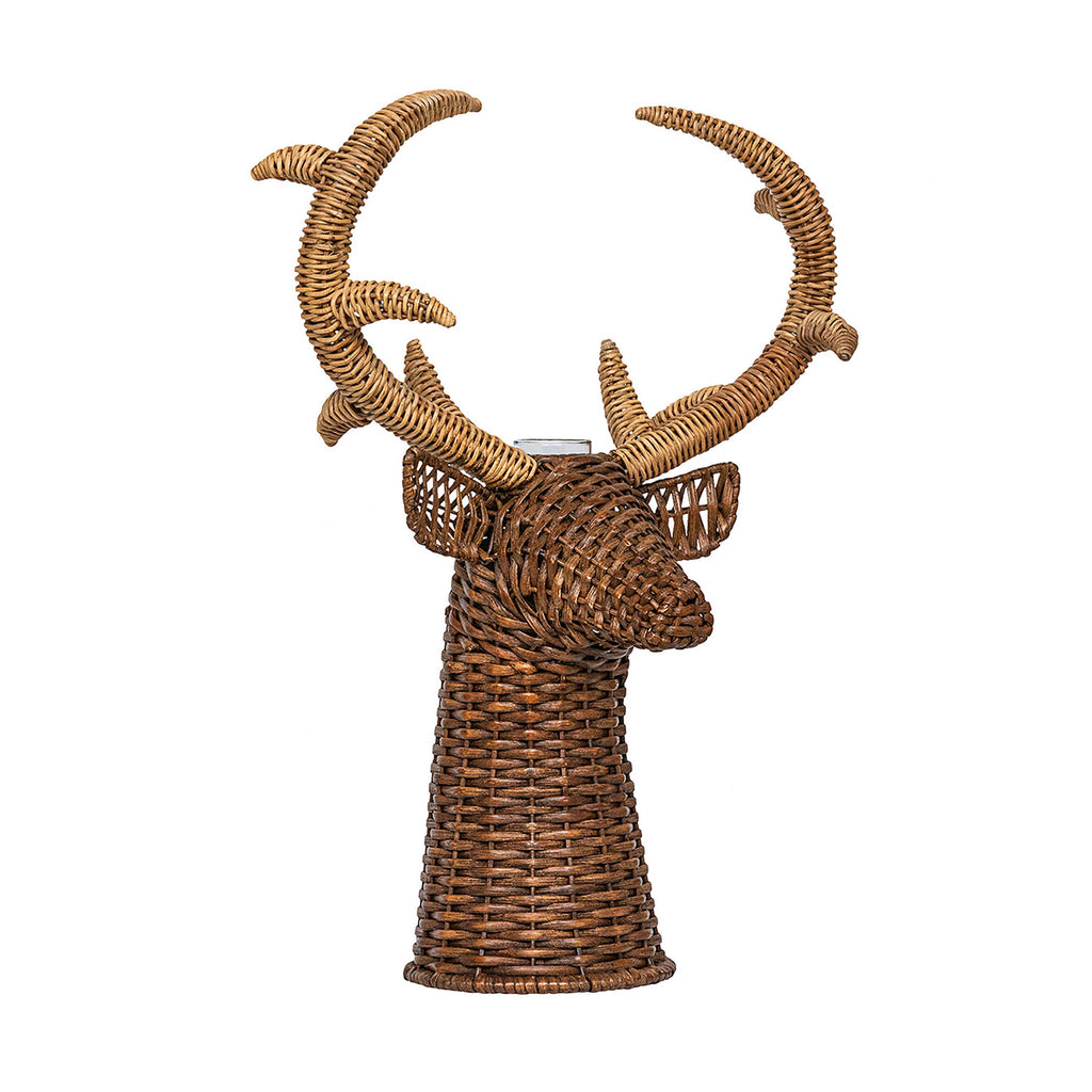 Devon Willow Wicker Stag Vase Small – Nina Campbell