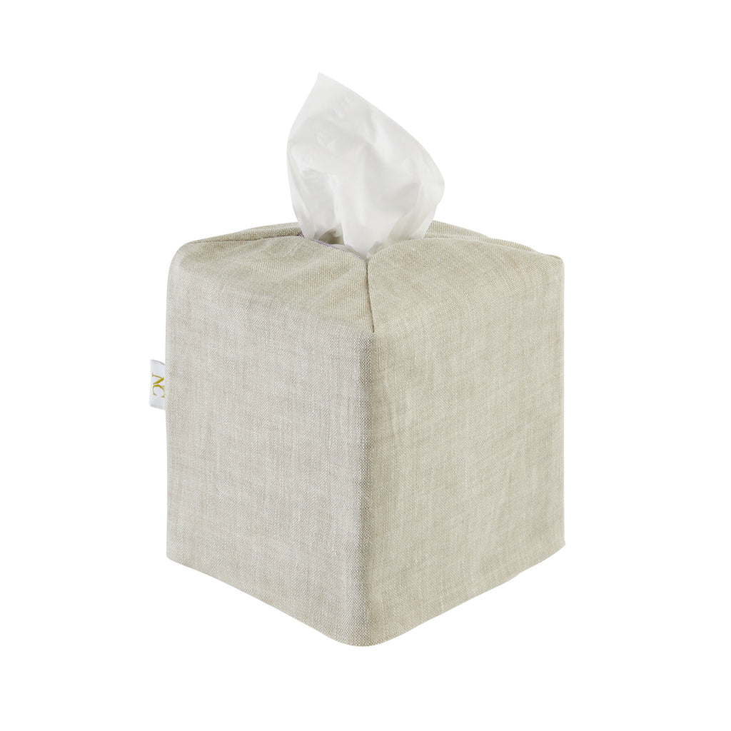 Tissue Box Cover Grey & Amethyst – Nina Campbell