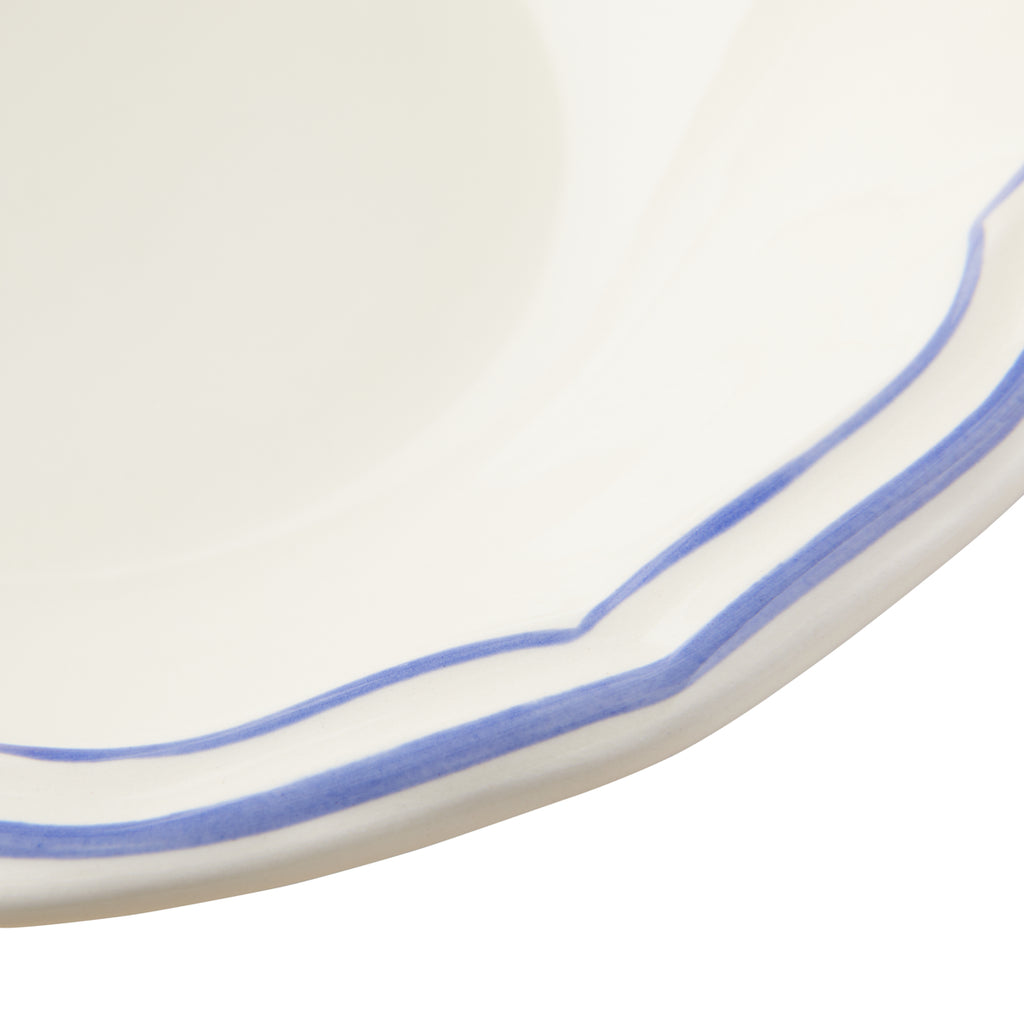 Cereal Bowl Blue Nets – Nina Campbell