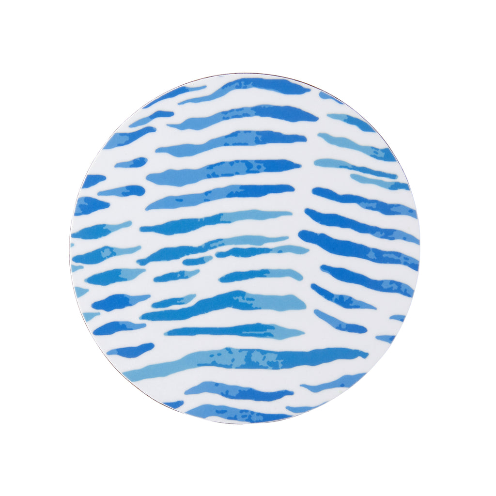 Arles Coaster - Blue | Nina Campbell