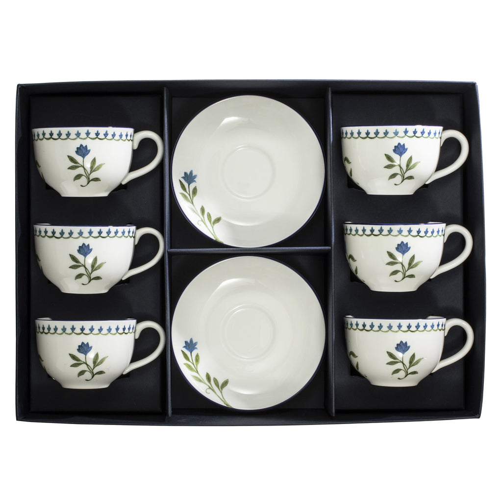 Marguerite Tea Set of Six Blue – Nina Campbell