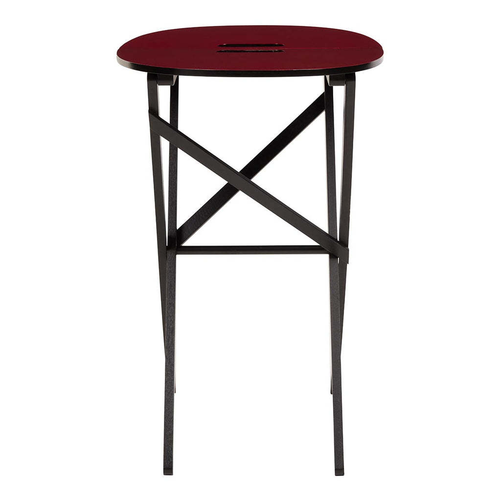 Folding Table Oval Red – Nina Campbell